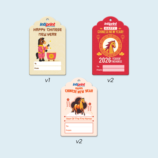 HANG TAG IVORY 250 5 x 8 CM isi 30pcs Bentuk - Edisi IMLEK | Intiprint