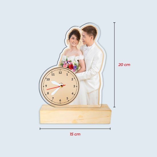 Jam Meja Custom Akrilik | Intiprint